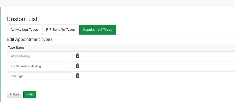 New Feature: Firm Custom Appointment Types
